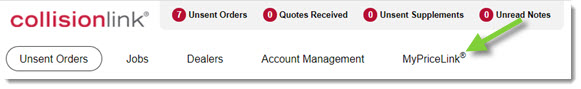 Using the MyPriceLink Lookup Tool in CollisionLink Shop – CollisionLink ...
