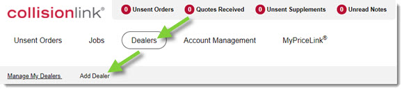 Adding/Attaching Dealers in ProfitNet – CollisionLink Help Center