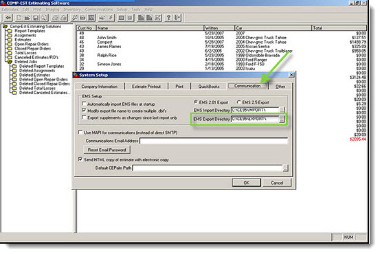 Setting Up Your Estimating System to Send/Export Orders to ...