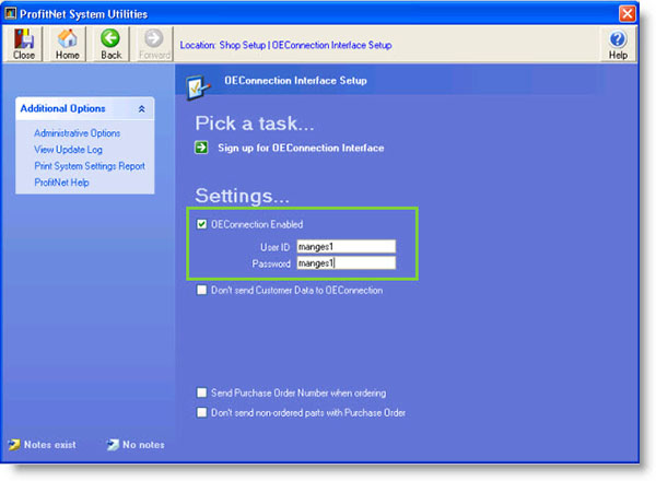ProfitNet: Verifying the Username and Password – CollisionLink Help Center