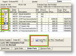 Ordering Parts in ProfitNet – CollisionLink Help Center
