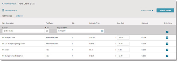 Processing CollisionLink Shop Orders in Mitchell Connect ...