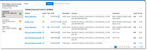 CollisionLink Plus: Navigating the OEM Catalog – CollisionLink Help Center