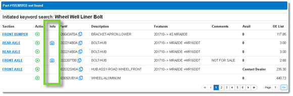 CollisionLink Plus: Viewing Digital Photos in the OEM Catalog ...