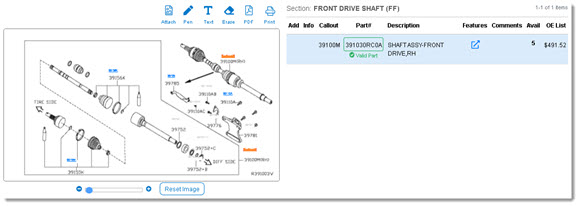 CollisionLink Plus: Marking Up OEM Catalog Illustrations to Send to ...